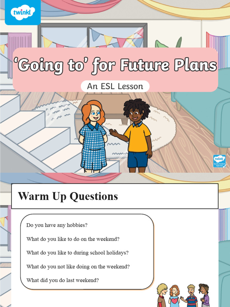 T 1661427326 Going To For Future Plans Esl Lesson - Ver - 2 | PDF