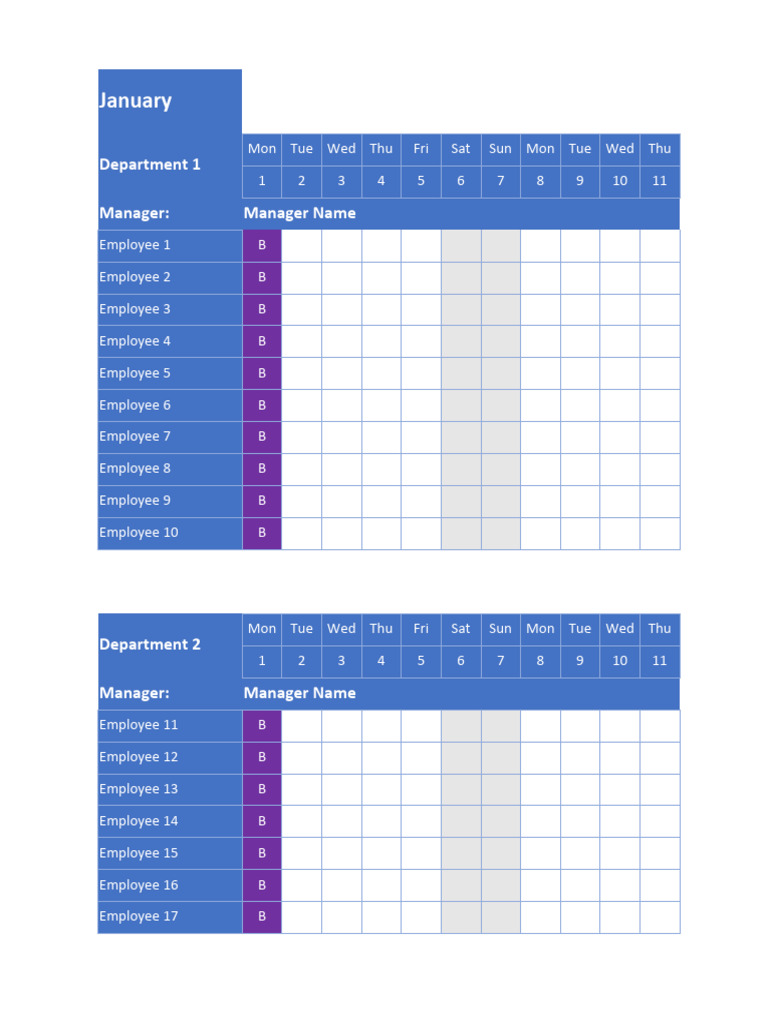 Live Free Vacation Tracker Excel Template 2024 Blank | PDF | Vacation ...