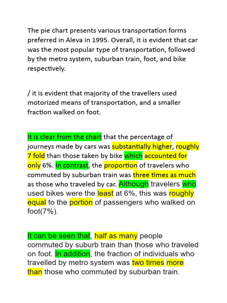 Task 1 Response Pie Chat | PDF