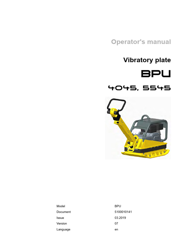 Bpu 5545 | PDF | Electric Motor | Occupational Safety And Health