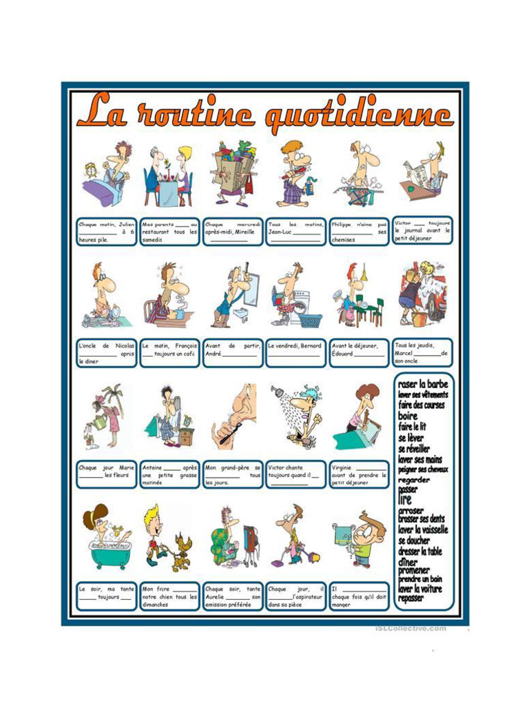 Routine Quotidienne | PDF