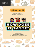 Modul Ajar Taste of Food and Drink Kelas 5 | PDF