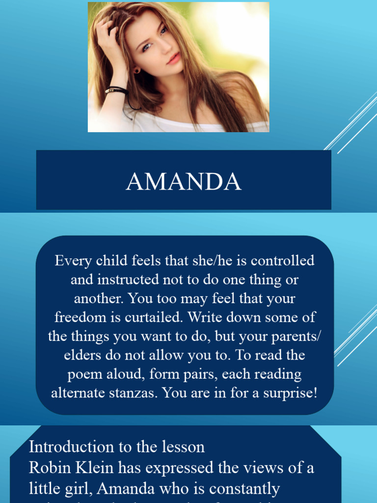 AMANDA | PDF
