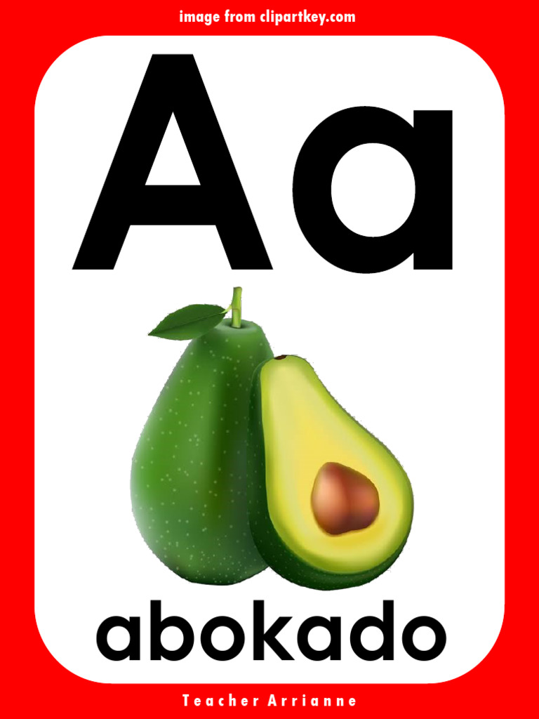 Abokado and Unan Clipart Collection | PDF