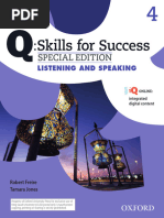 Q Skills 4 Listening and Speaking | PDF