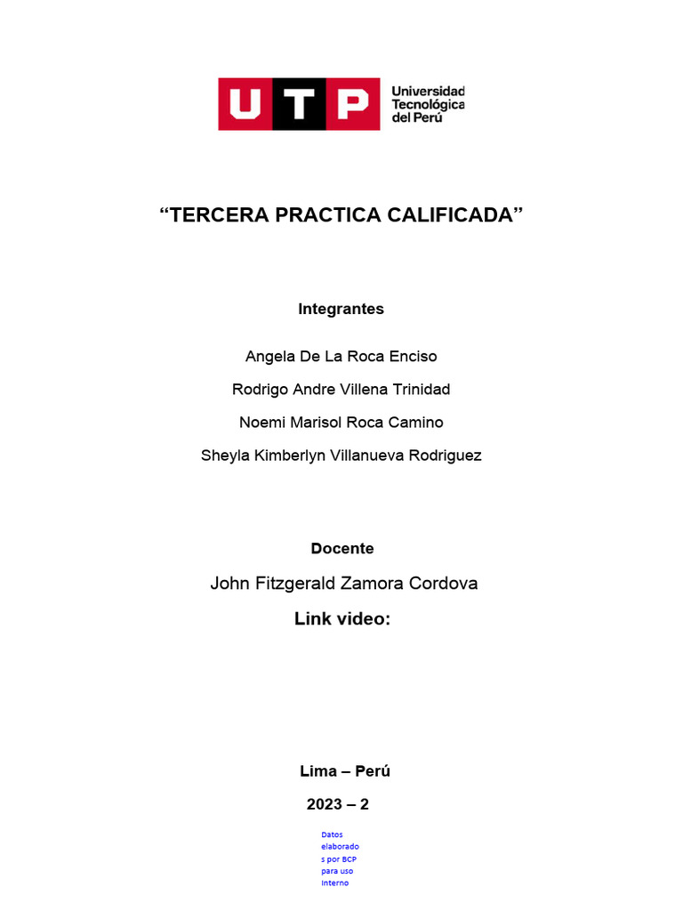Practica Calificada 3 Inv. Operativa | PDF