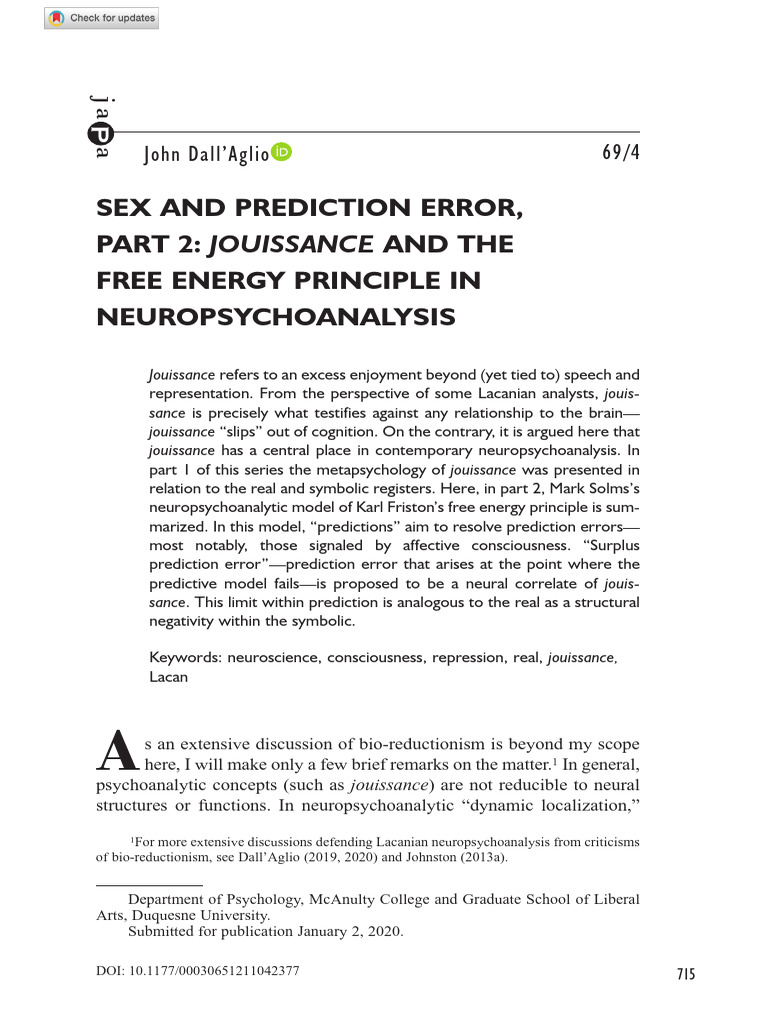 Dall'Aglio_Sex and PE2 | PDF