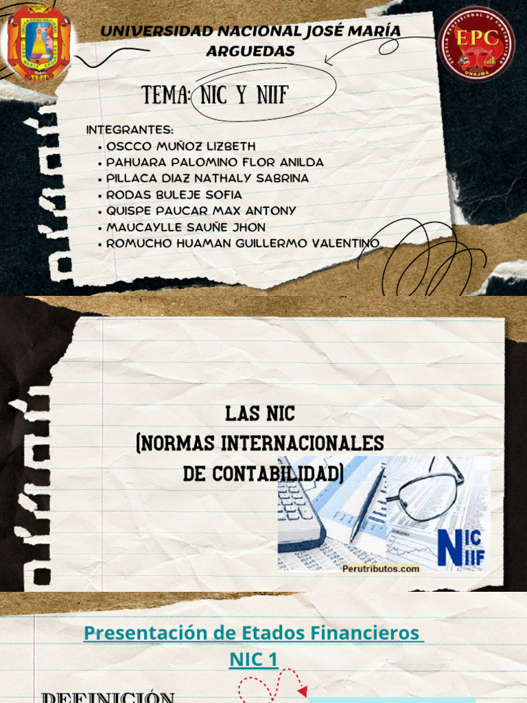 Tema Nic y Niif | PDF | normas internacionales de INFORMACION ...