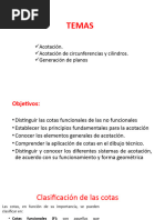 Tipos de Cotas. | PDF | Ángulo | Dibujo