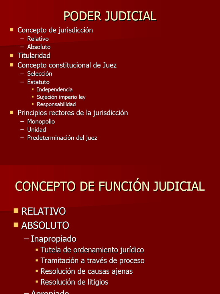 Poder Judicial | PDF | Judicaturas | Jurisdicción