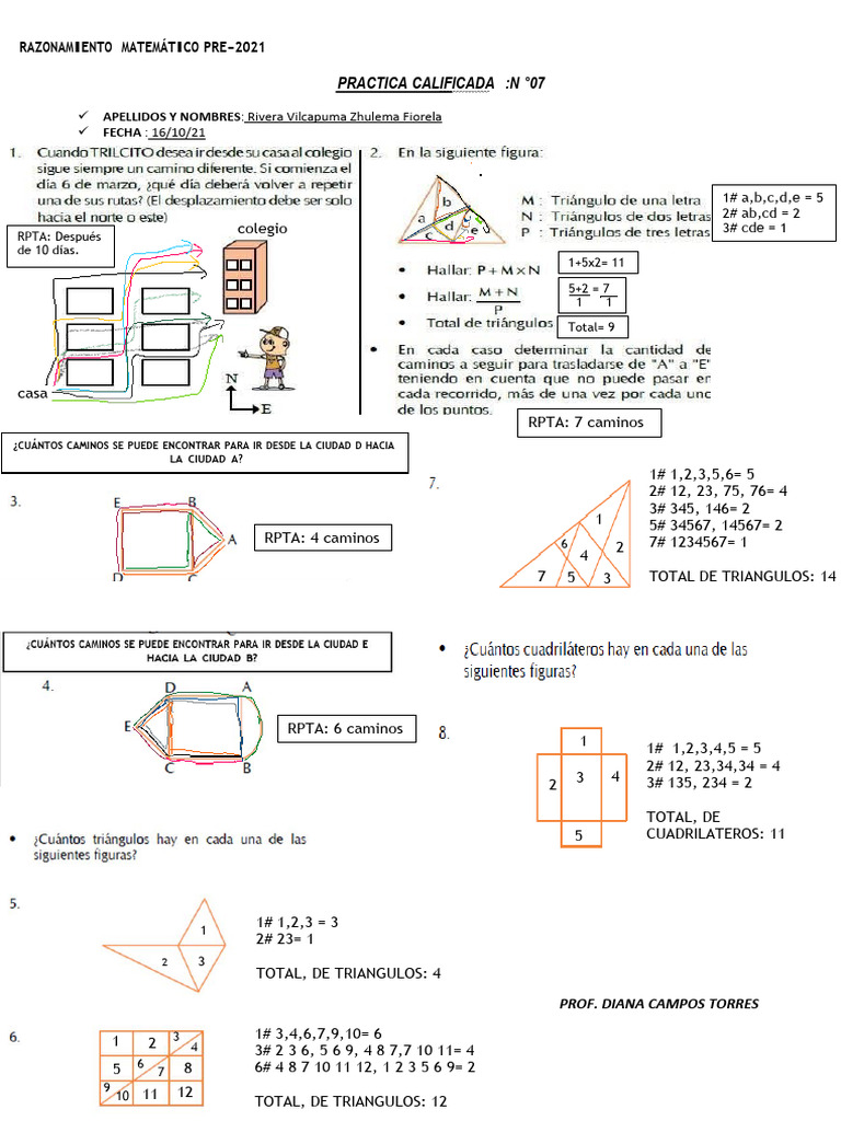 Practica Matematica 4 | PDF