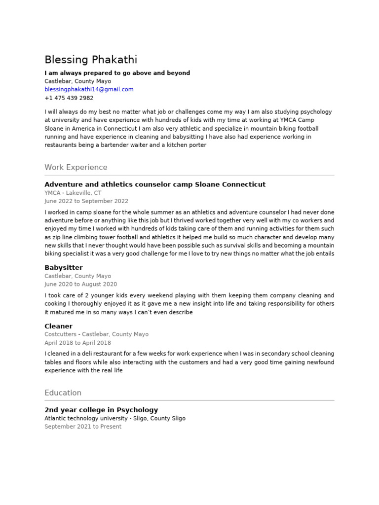 Blessing Phakathi | PDF