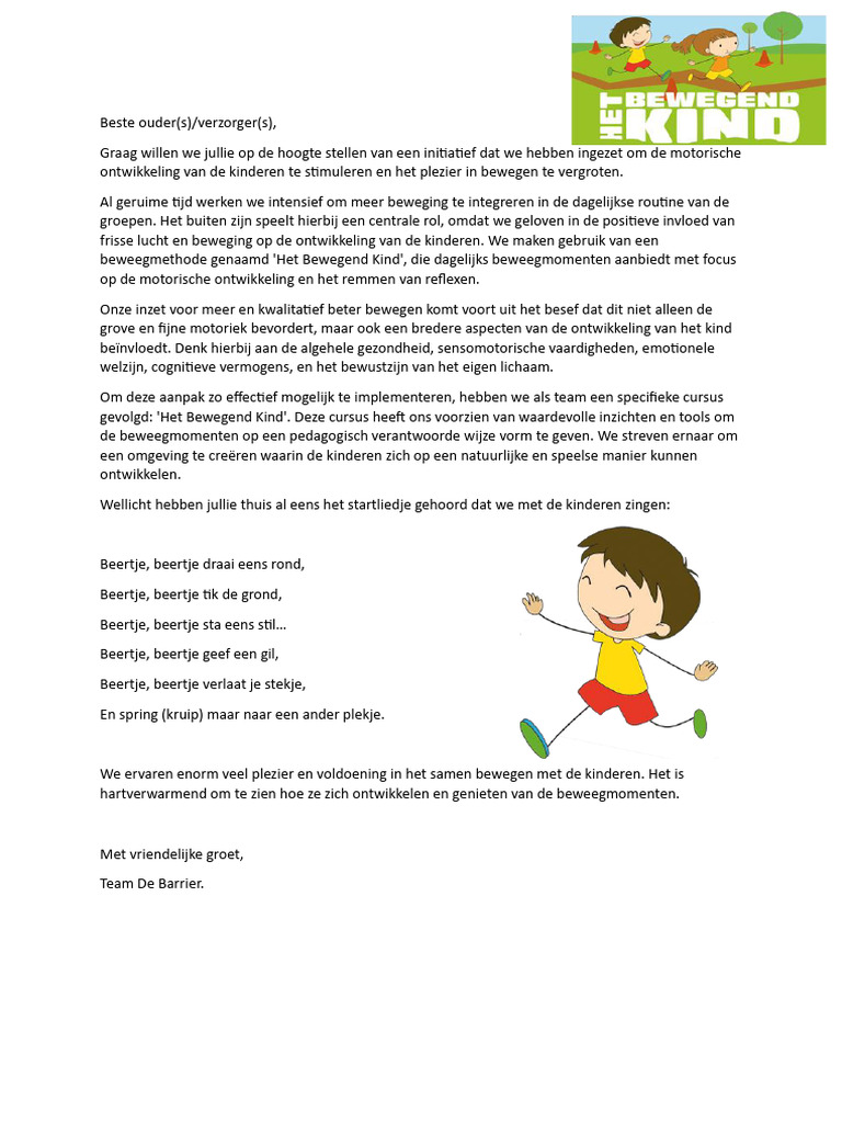 Het Bewegend Kind | PDF