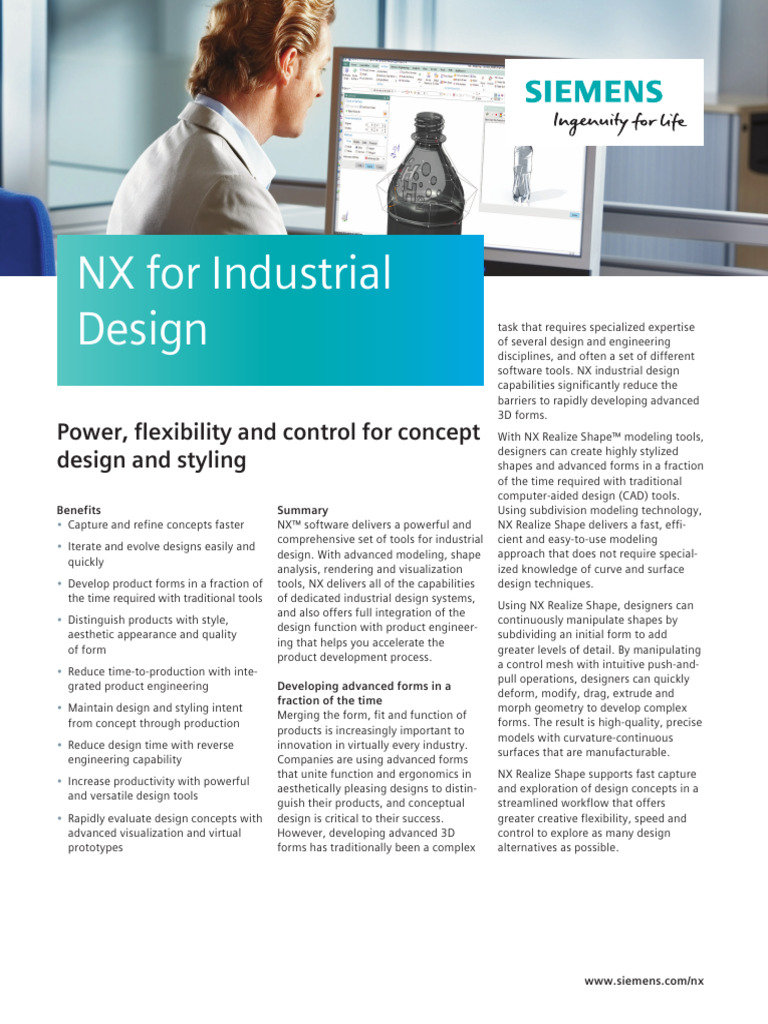 Siemens PLM NX For Industrial Design | Download Free PDF | Product ...