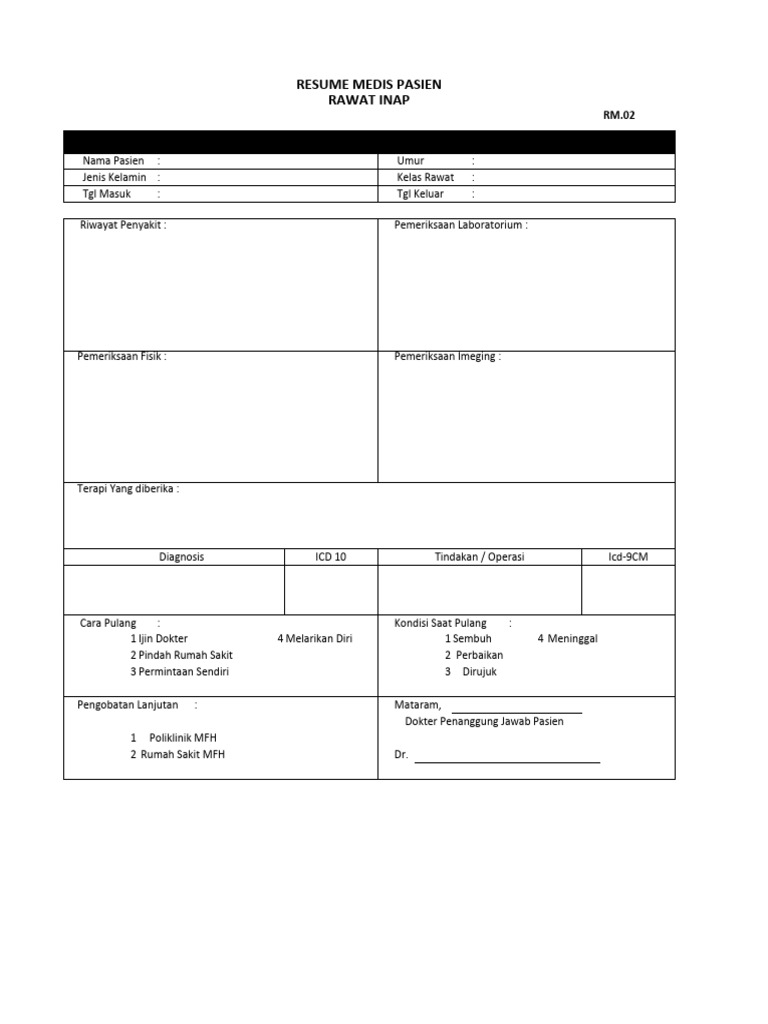 Desain Formulir - Putri - RMIK 3B | PDF