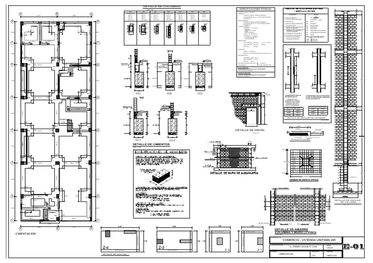 PLANOS DE ESTRUCTURAS 1-Model | PDF