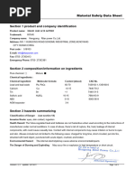 MSDS Un2794 | PDF | Workplace | Working Conditions