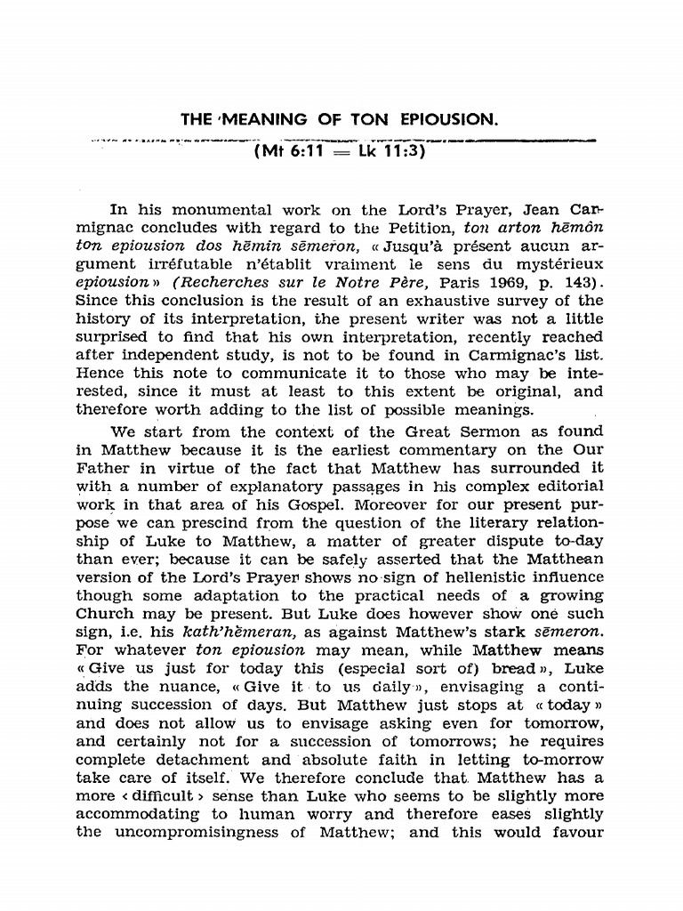 Ton Epiousion Hbmin Serneron, Ep Ousion) ) (Recherches Le Notre Pdre ...