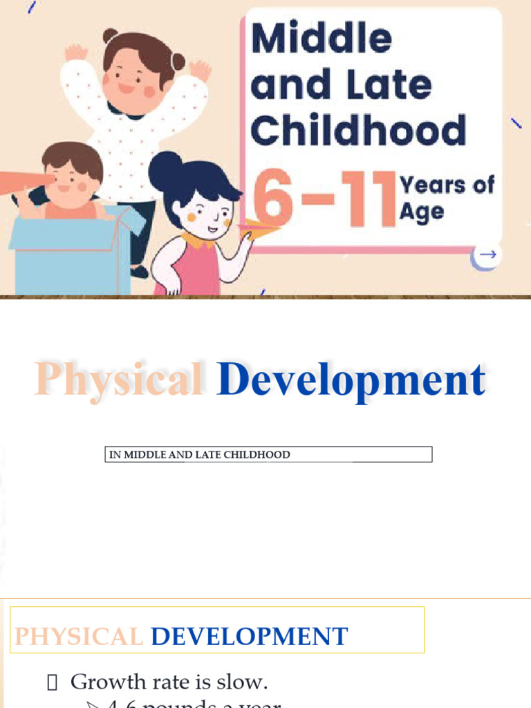 Middle Childhood Development 1.Pptm | PDF | Wellness