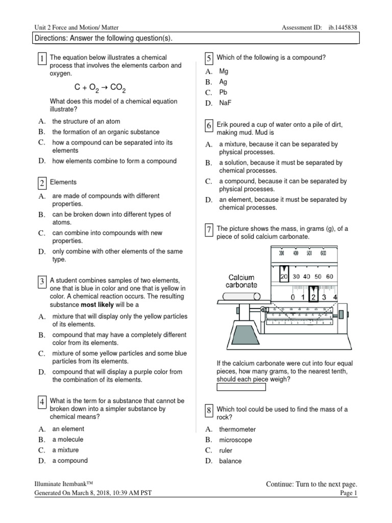 Unit 2 Forces and Motion Matter | PDF