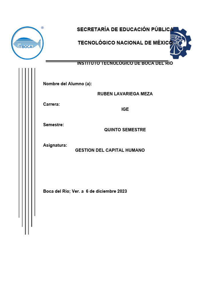 Hoja de presentación ejemplo | PDF