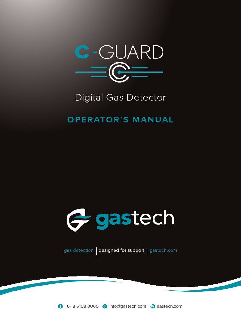 Gastech C-Guard-Manual 0 | PDF