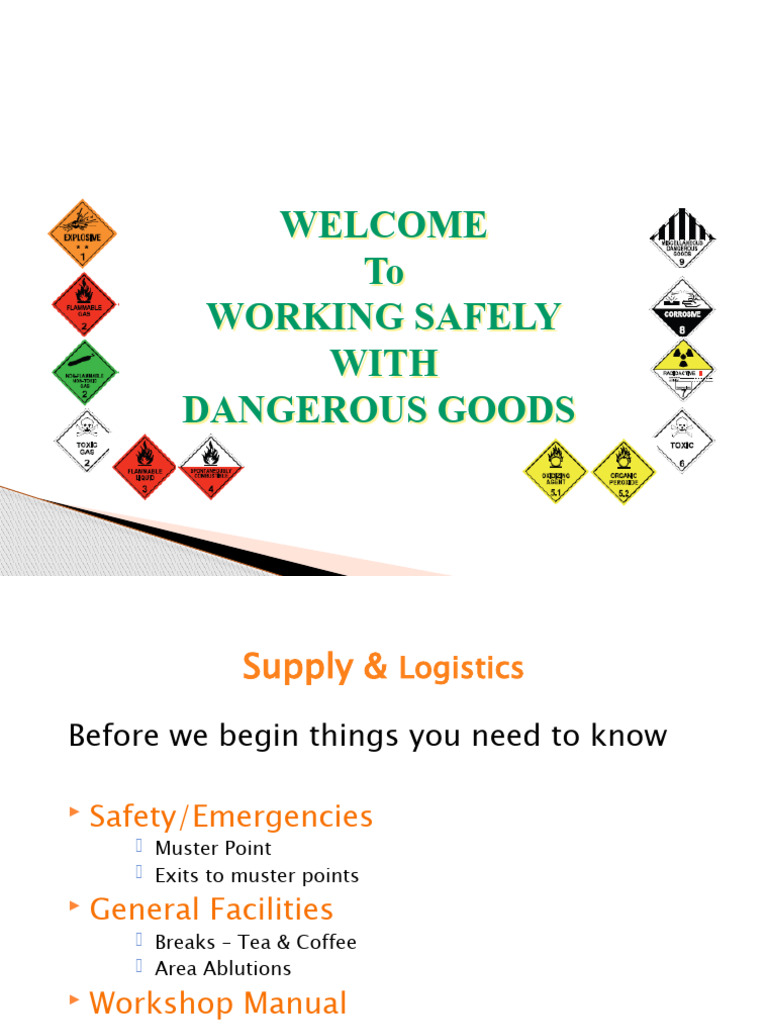 DG Storage - Handling Rev2 | PDF | Dangerous Goods | Personal ...