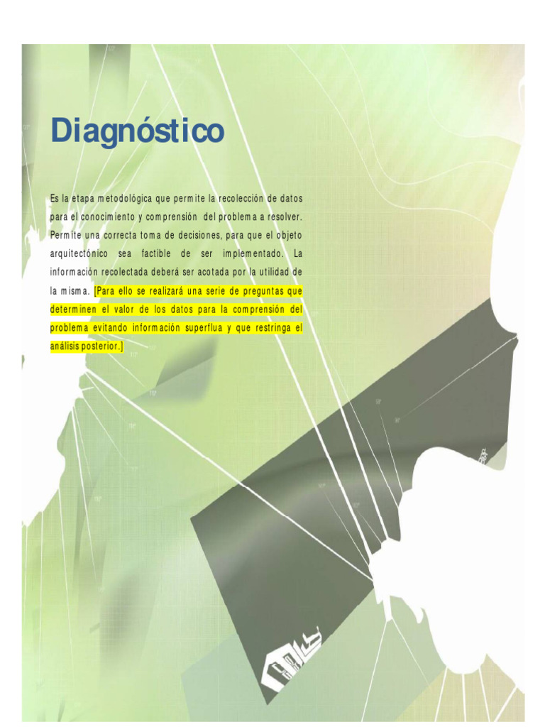 DIAGNÓSTICO Metodologia - Del - Diseno - Arquitectonico Bas Yan Beltran | PDF | Diseño ...