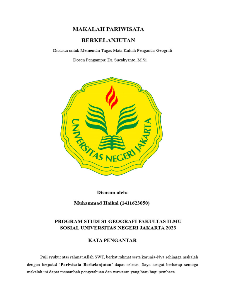 Muhammad Haikal - (1411623050) | PDF | Ilmu Sosial | Seni