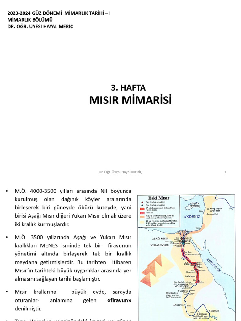 Hafta Misir Mi̇mari̇si̇ | PDF