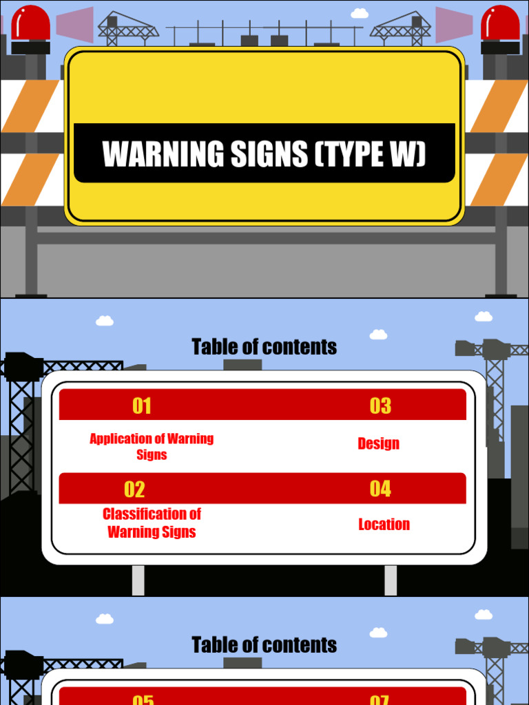 GROUP-2-warning-signs | PDF | Road | Transport