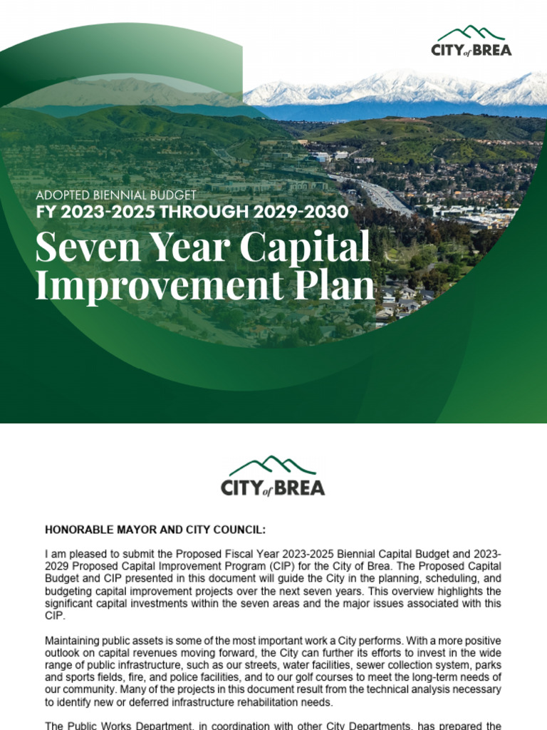 1_CIP Final Book | PDF | Infrastructure | Fiscal Year