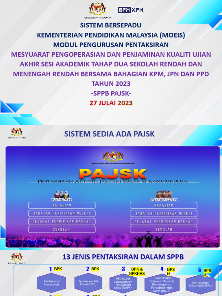 Slide PAJSK Sistem Superb 2023 | PDF