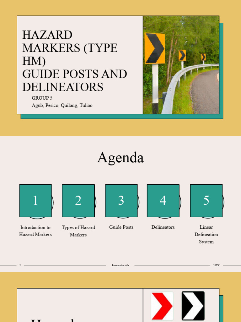Hazard Markers Type HM | PDF | Road | Traffic