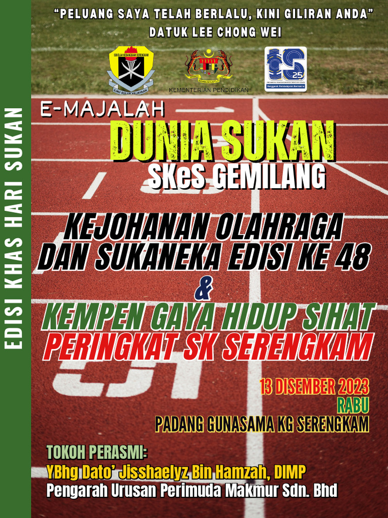 Buku Program Kejohanan Olahraga Dan Sukaneka | PDF