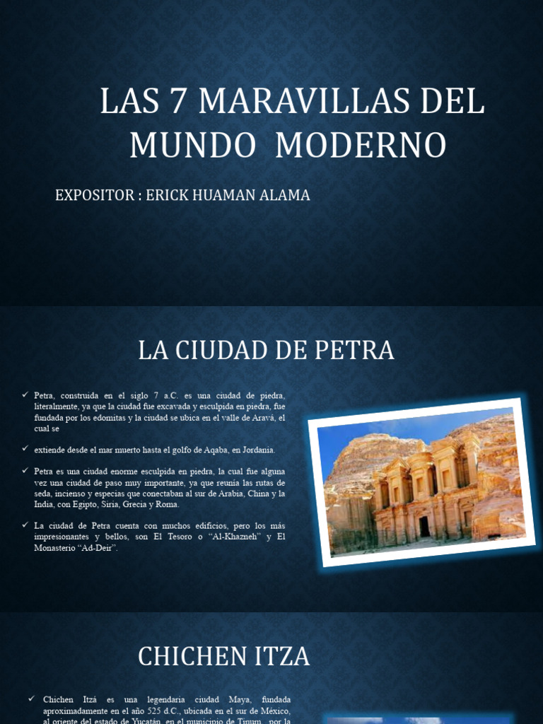 7 Maravillas Del Mundo | PDF