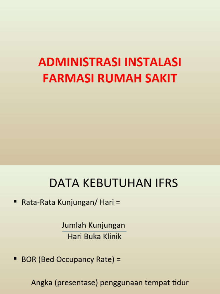 Administrasi Ifrs | PDF