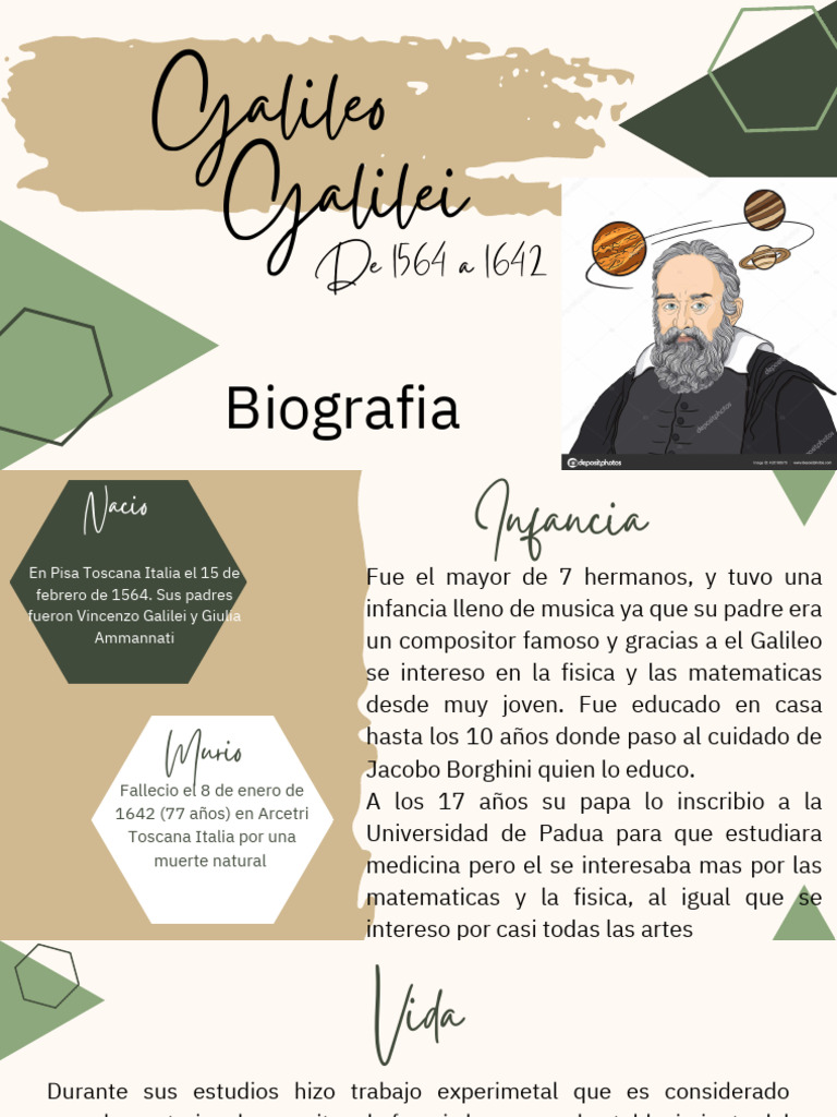 Biografía de Galileo Galilei | PDF Biografía de Galileo Galilei | PDF