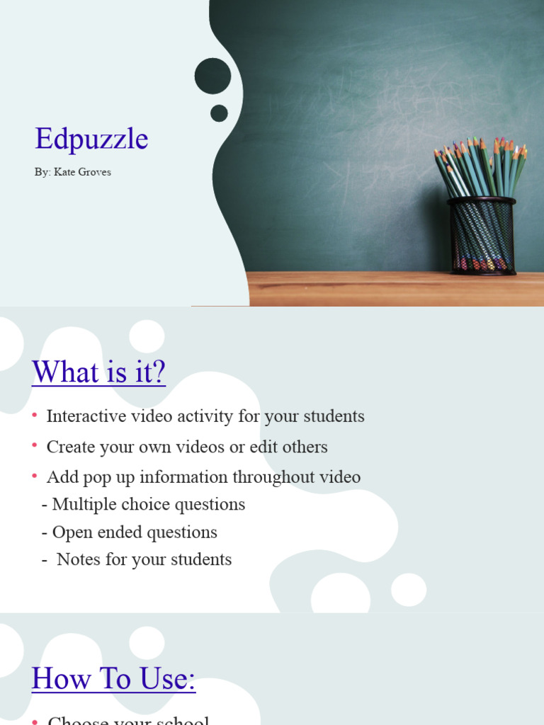 Edpuzzle Powerpoint | PDF