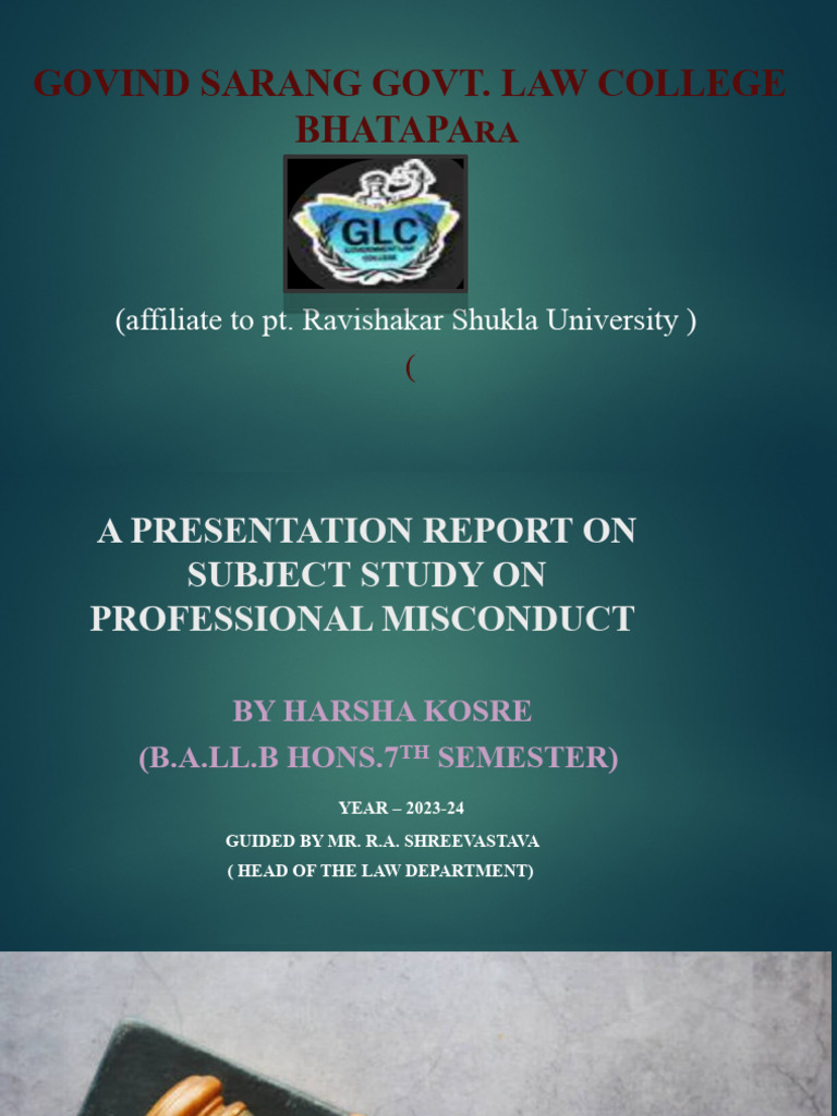 Professional Misconduct | PDF