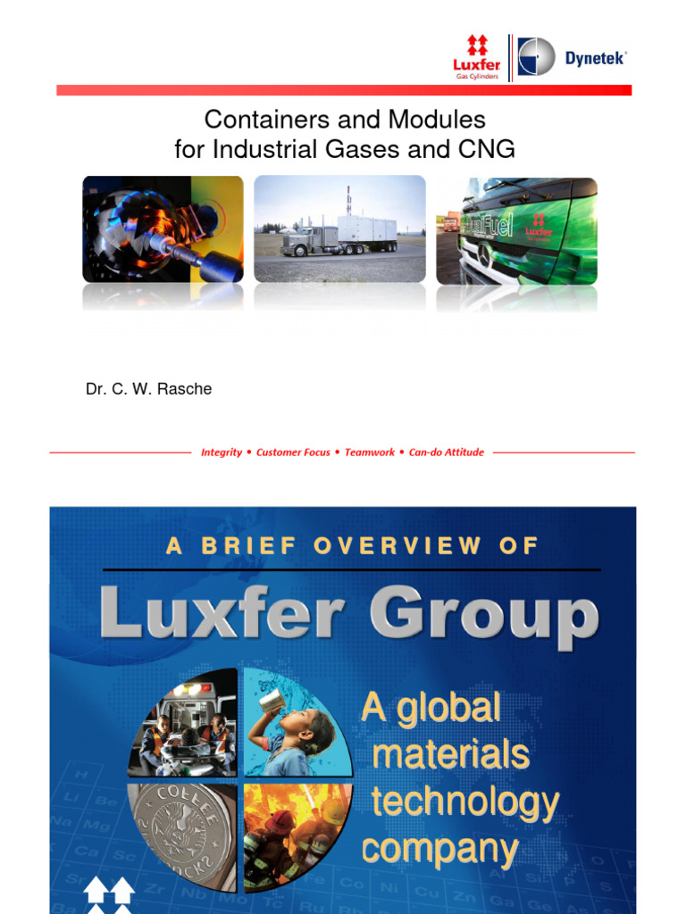 Dynetek Luxfer Container and Modules 2013 Rev 3 | PDF | Aluminium | Composite Material