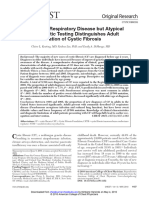 Cystic Fibrosis Questionnaire for Adults | PDF