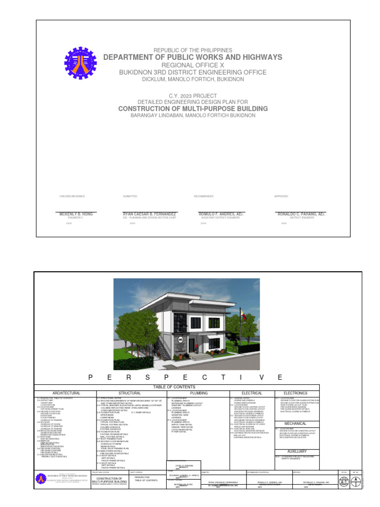 Sample Ee Plans by DPWHHHH | PDF | Design | Environmental Design