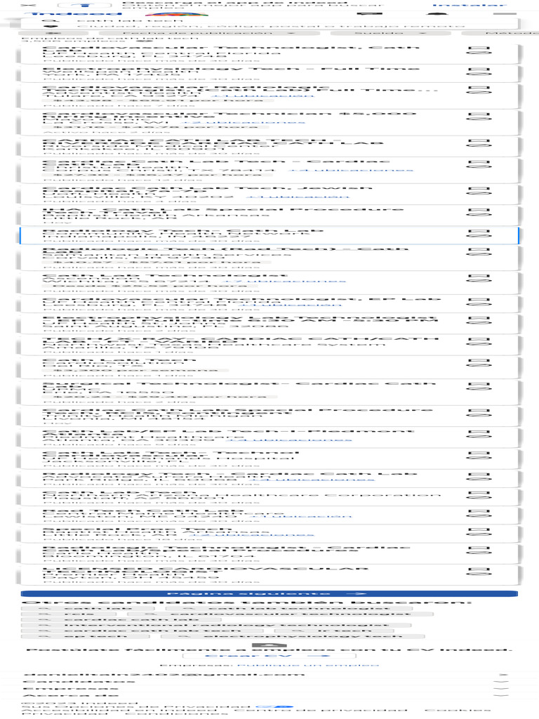 Trabajos de Cath Lab 21, 2023 | PDF