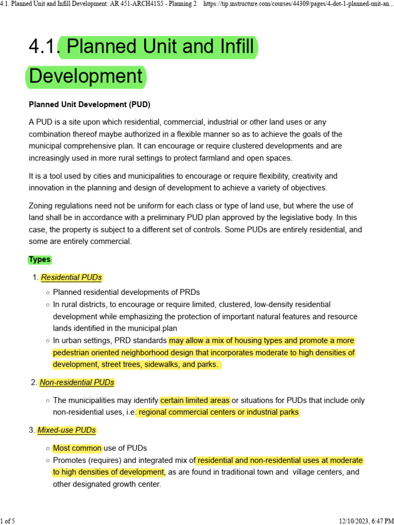 4.1 PUD | PDF