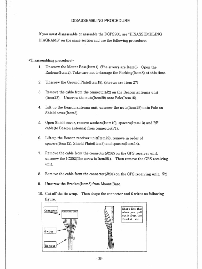 DGPS200 Disassembly | PDF