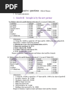 Final Accounts Problems and Solutions - Final Accounts Questions | PDF ...