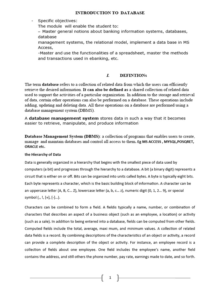 Introduction to Database Management Systems | PDF | Business