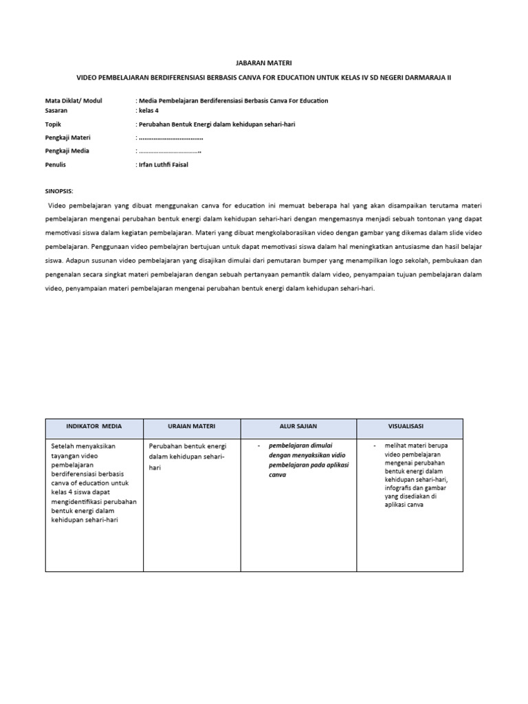 Templet JM | PDF | Karier & Perkembangan | Ilmu Sosial