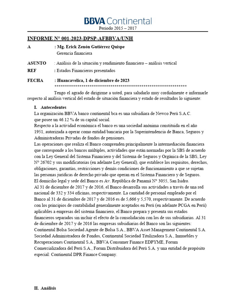 informe N° 001- 2023-DPSP-DAVID PIERO SOTO PUMACAHUA | PDF | Bancos ... informe N° 001- 2023-DPSP-DAVID PIERO SOTO PUMACAHUA | PDF | Bancos ...